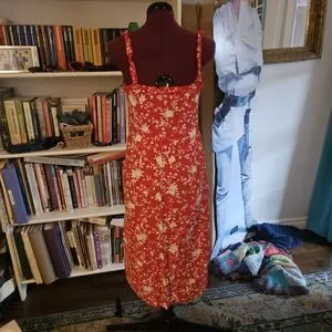 Wilfred | Dresses | Wilfred Red And White Floral Blouse | Poshmark